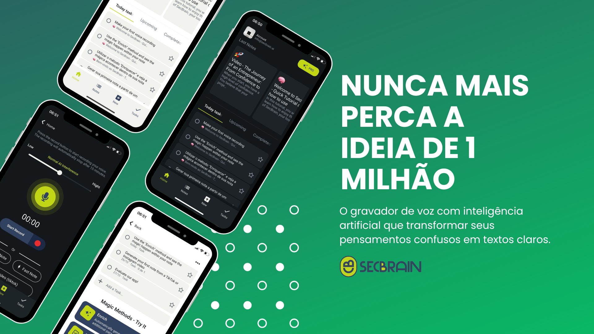 [PITCH] Não perca a ideia de 1 milhão de dolares - SecBrain · yanfernads · TabNews